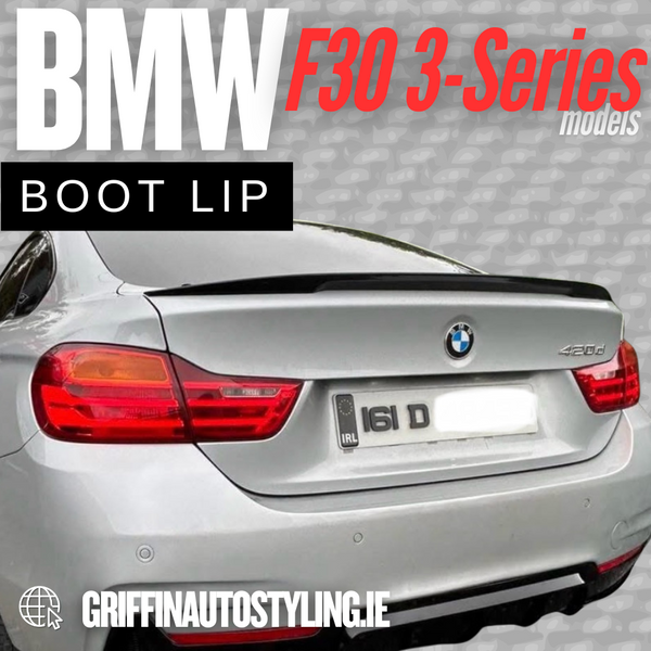 BMW 3 Series F30 Boot Lip Spoiler – GriffinAutoStyling.ie